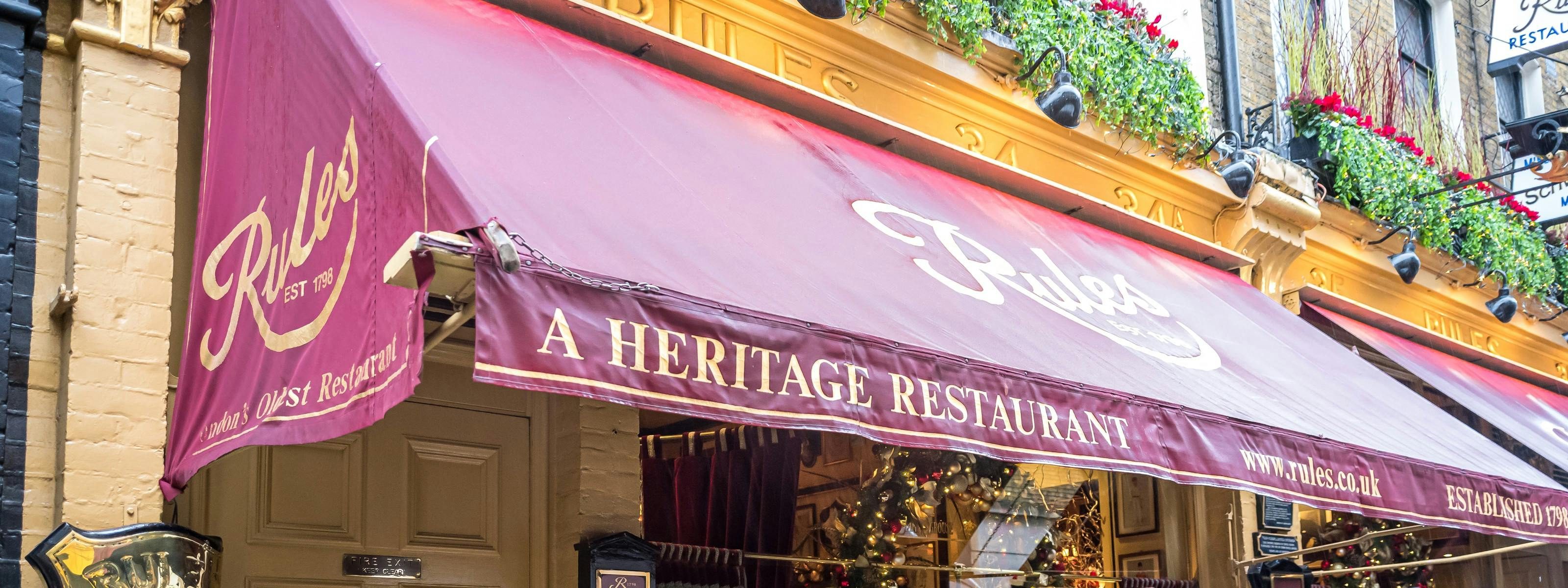 Rules - Covent Garden - London - The Infatuation